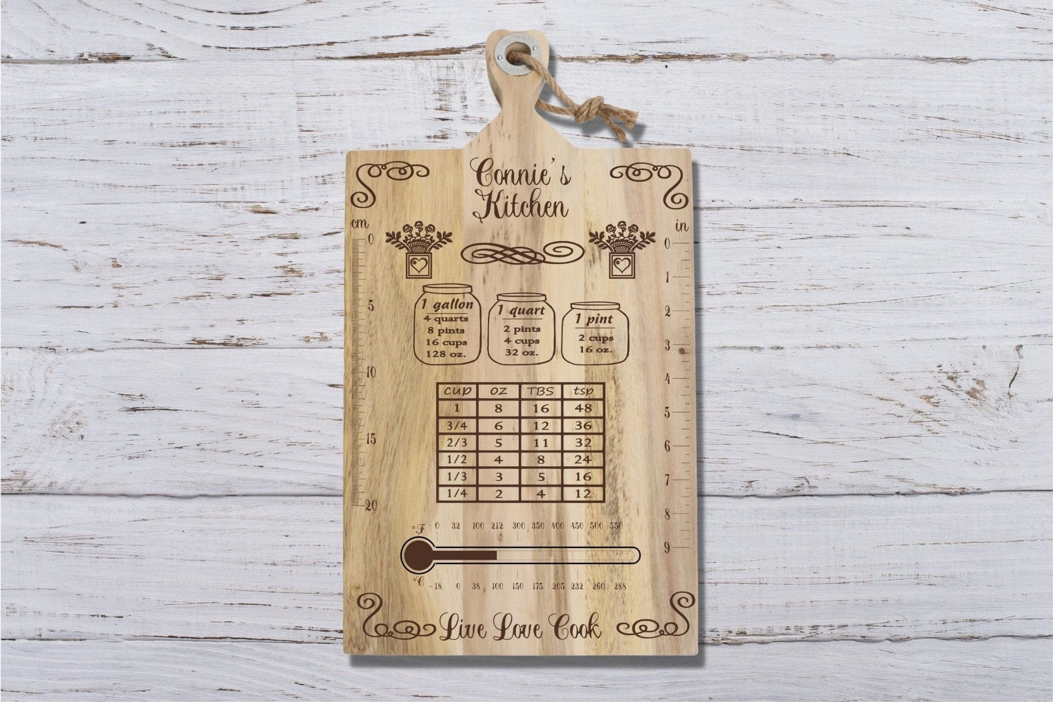 Custom Cutting Board - Kitchen Conversions Acacia – GreatStuff4Me